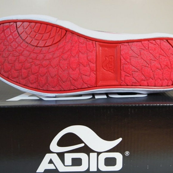 Adio | Shoes | Mens Sneakers Adio Skate Shoes Black Red | Poshmark